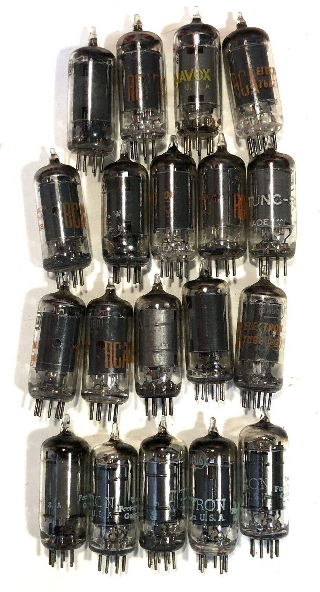 19 Vintage 6AU6 Radio Amplifier Vacuum Tubes Tung-sol GE RCA S89 - Etsy