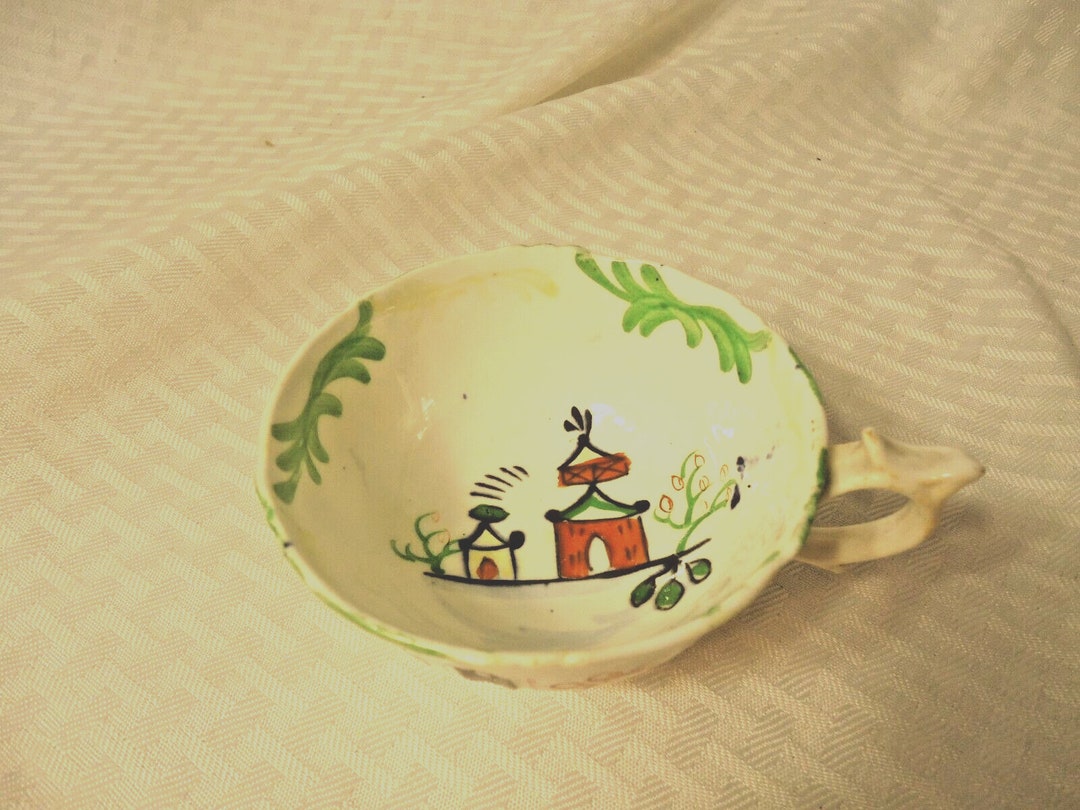 Colorful Antique Staffordshire Porcelain Gaudy Welsh Tea Cup - Etsy