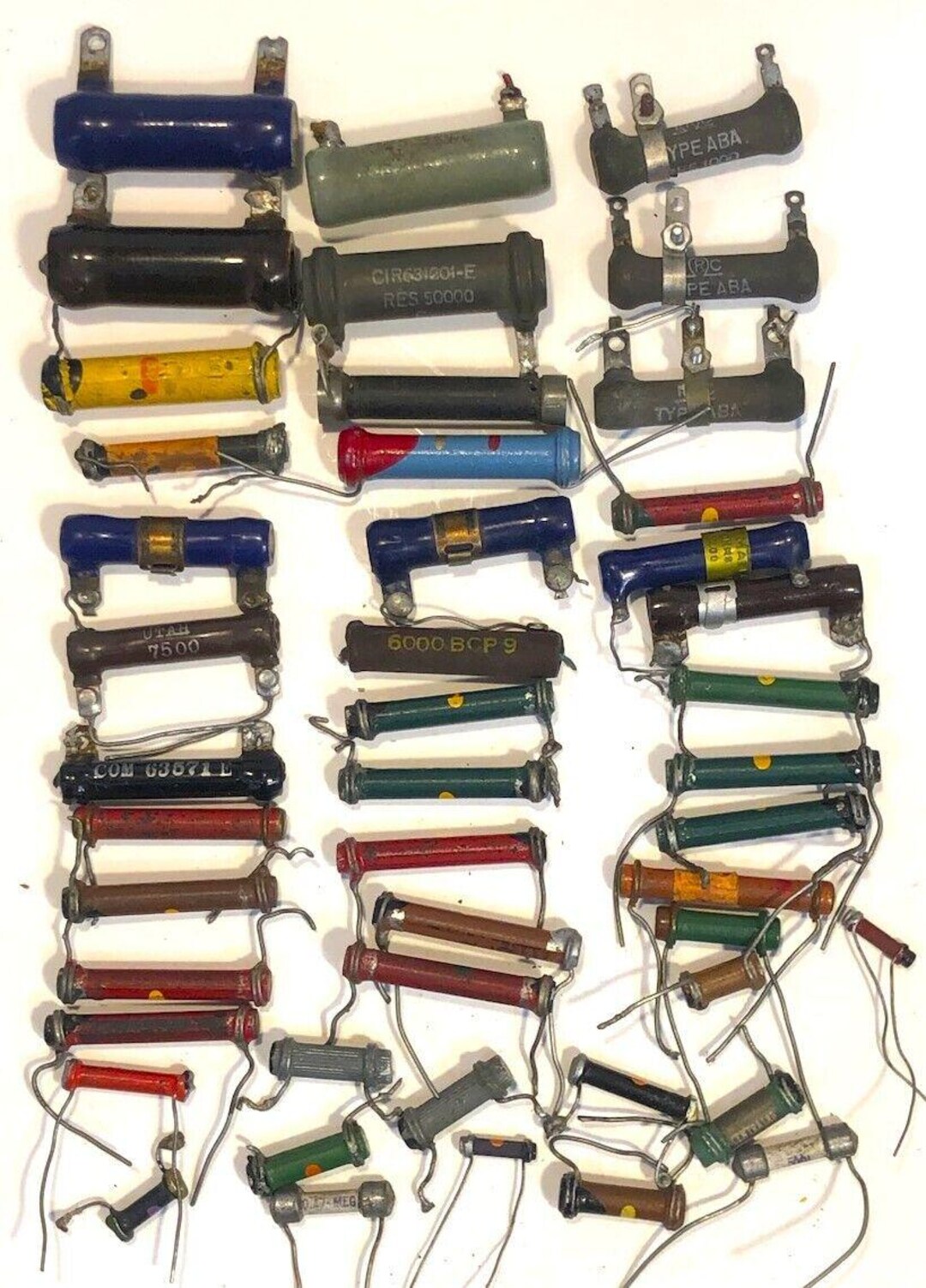 46 Vintage Dog Bone Amplifier Radio Resistors Mallory Sprague Others - Etsy