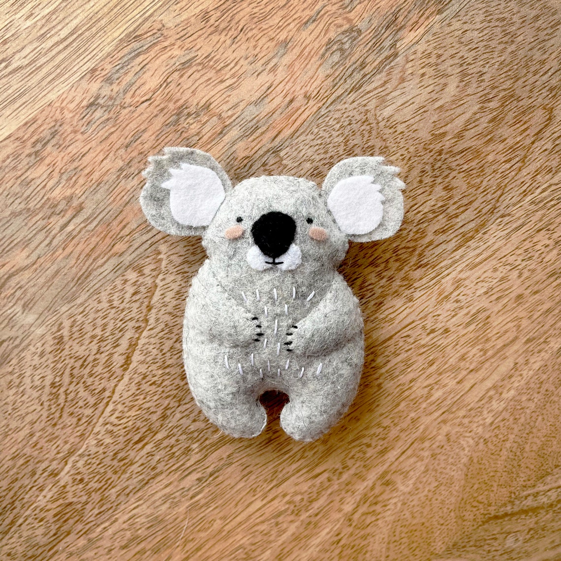 Kosi Koala PDF Pattern, a Hand Sewn Wool Felt Ornament/ Toy, Bush Buddy ...