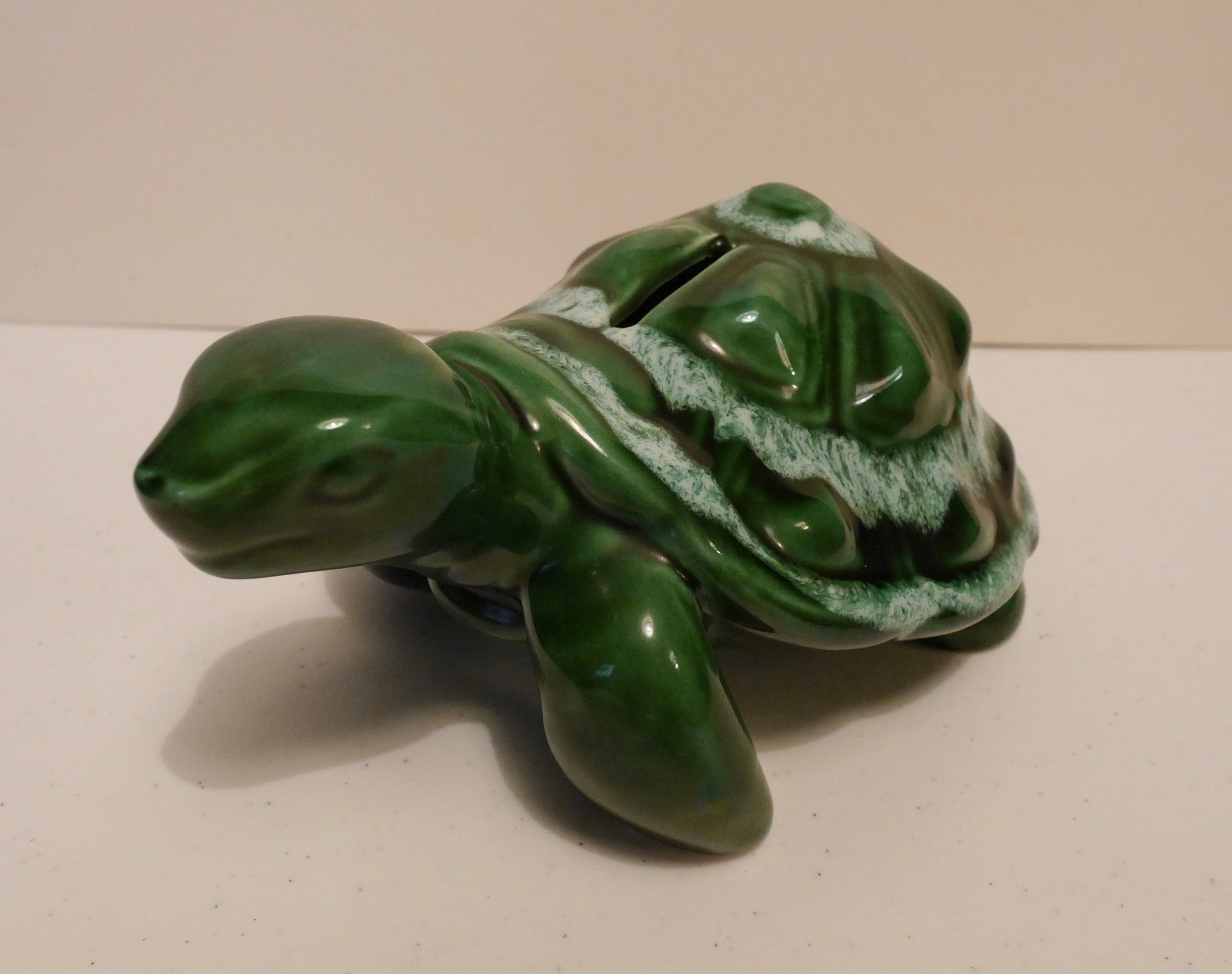Trentham Art Ware Ceramic Tortoise Money Box With Stopper - Etsy UK