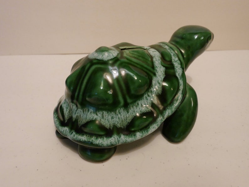 Trentham Art Ware Ceramic Tortoise Money Box With Stopper - Etsy UK