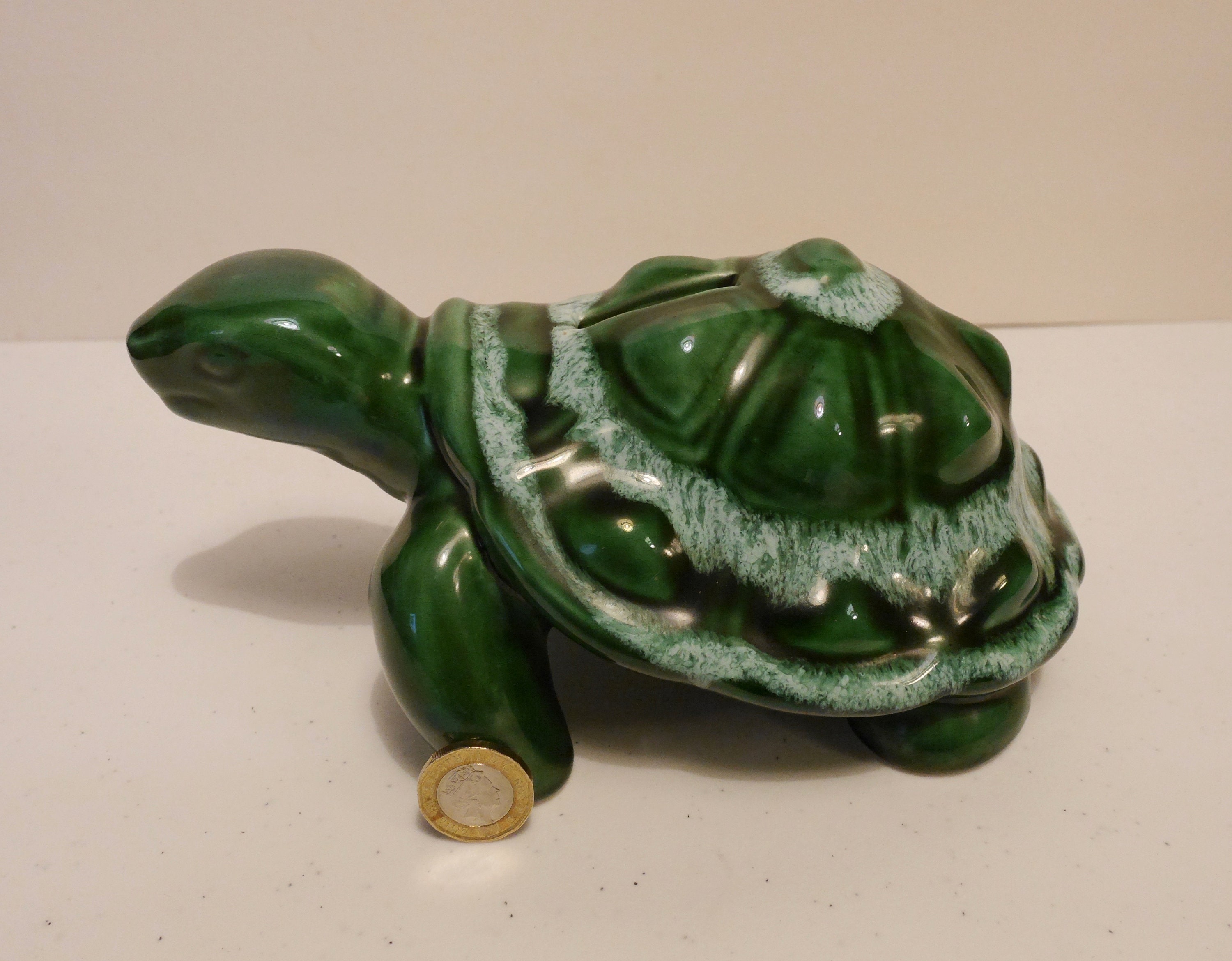 Trentham Art Ware Ceramic Tortoise Money Box With Stopper - Etsy UK