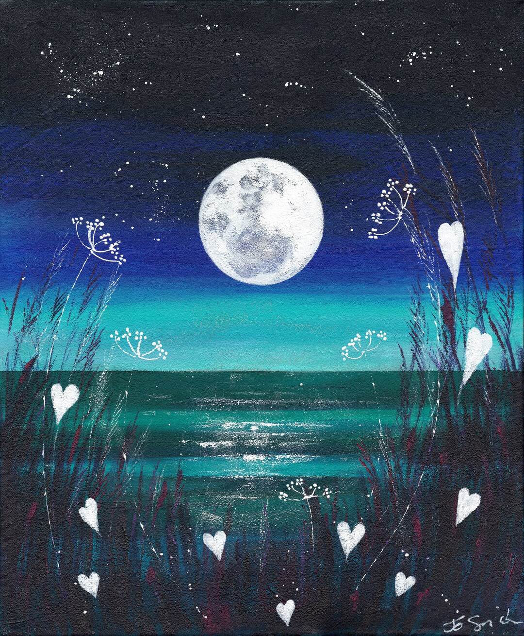 Supermoon - Moon and Sea - Moon Love - Love - Night Sky - Moon Glow ...