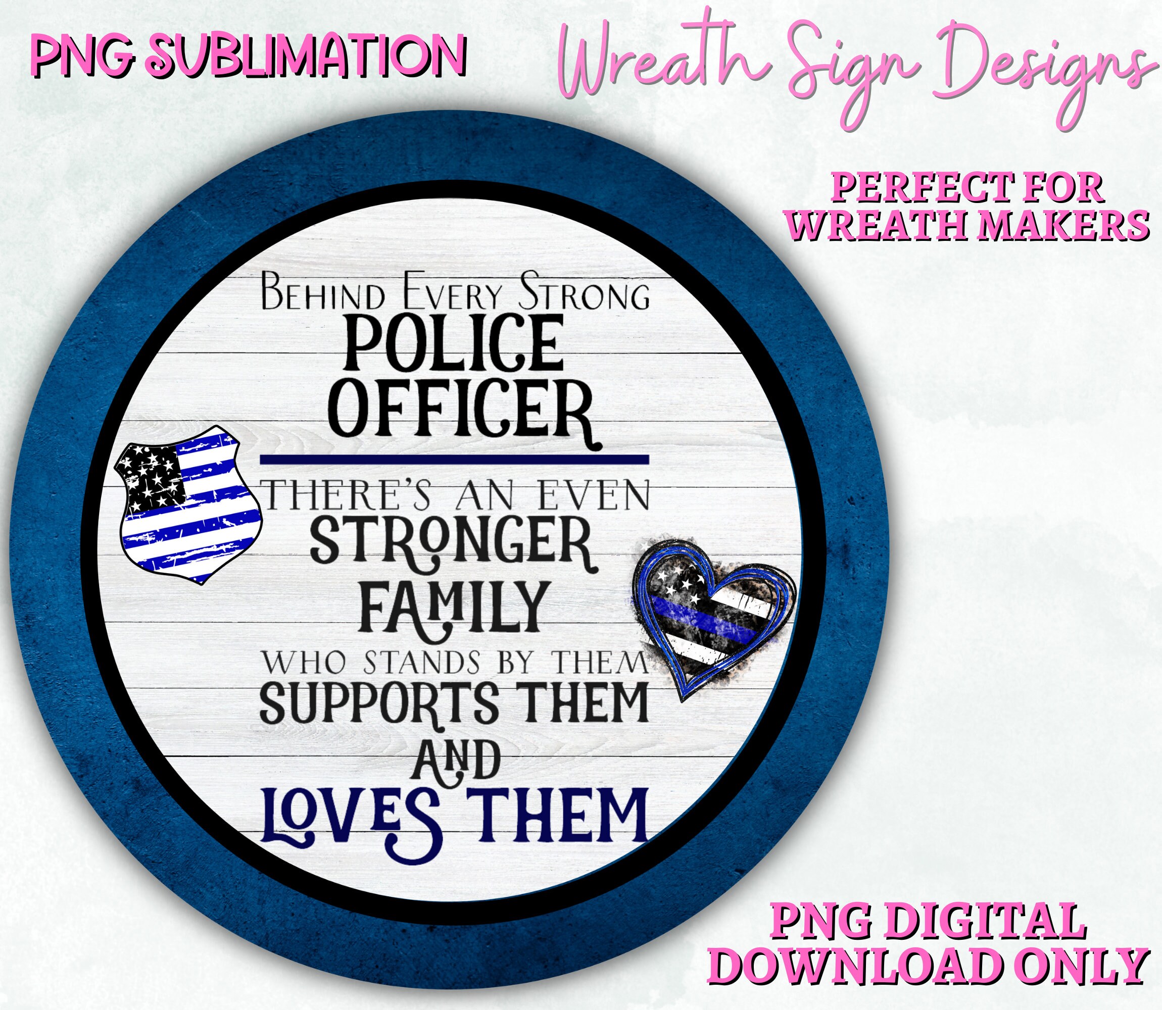 Behind Every Strong Police Officer Strong Family Law Enforcement Thin ...