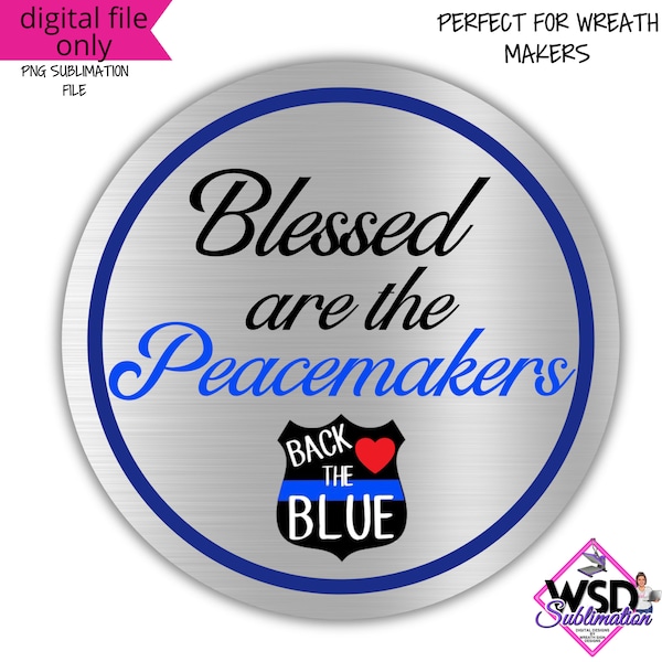 Blessed Are the Peacemakers Sign - Etsy