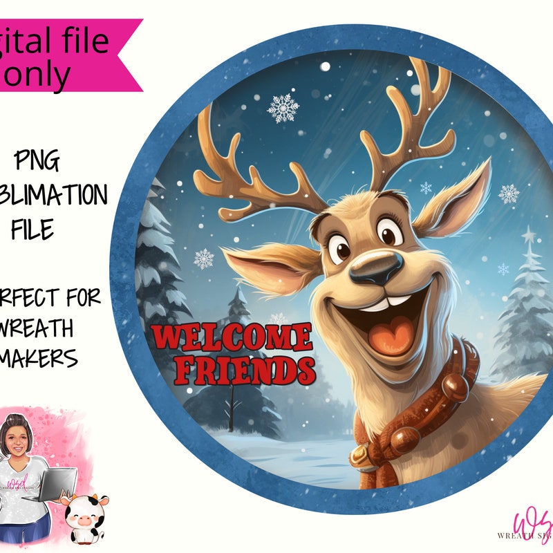 Reindeer Digital - Etsy