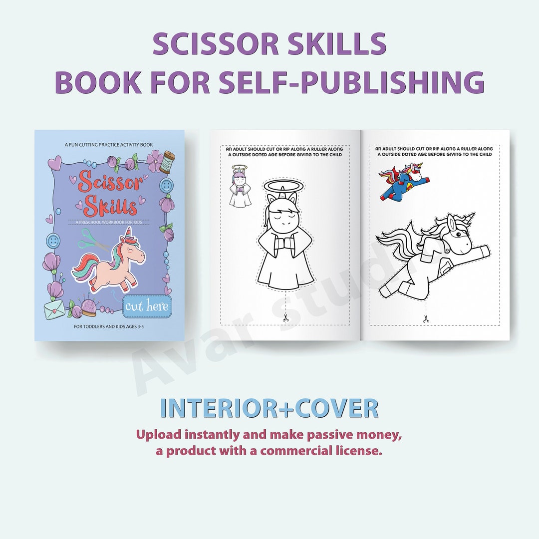 Scissor Skills Activity Book | Printable Activity BOOK for SELF ...