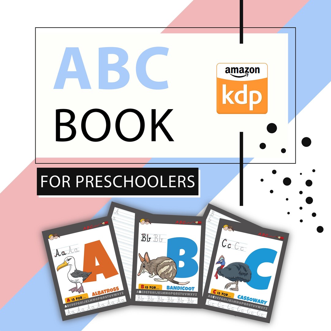 ABC Book for Preschoolers | Printable Activity Book for SELF-PUBLISHING ...