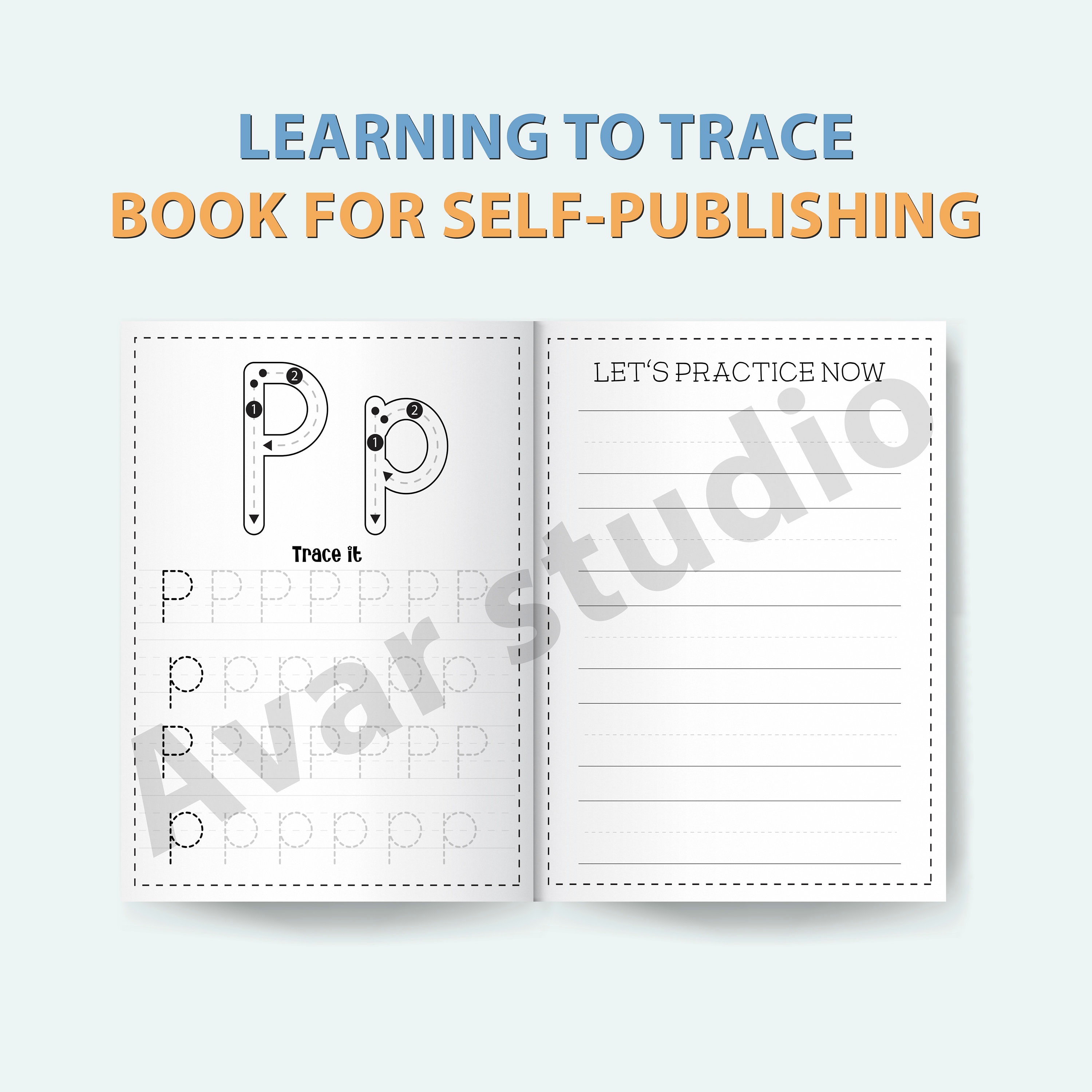 Kids Learning to Trace Activity Book - A to Z (PDF) - Etsy