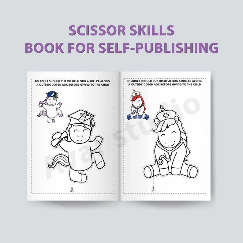 Scissor Skills Activity Book | Printable Activity BOOK for SELF ...