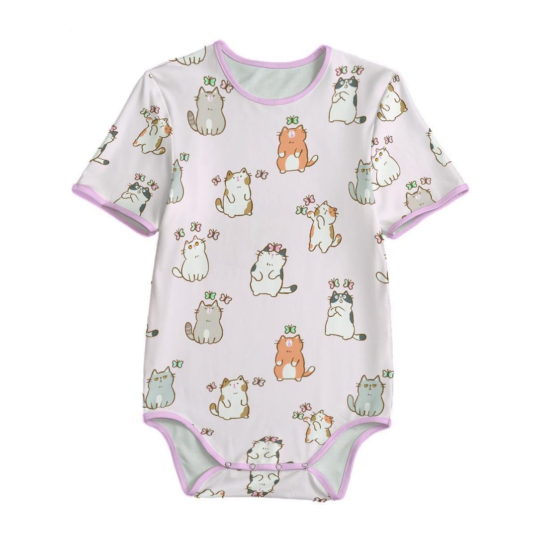 ABDL. Cats and Butterflies. Adult Bodysuits. - Etsy