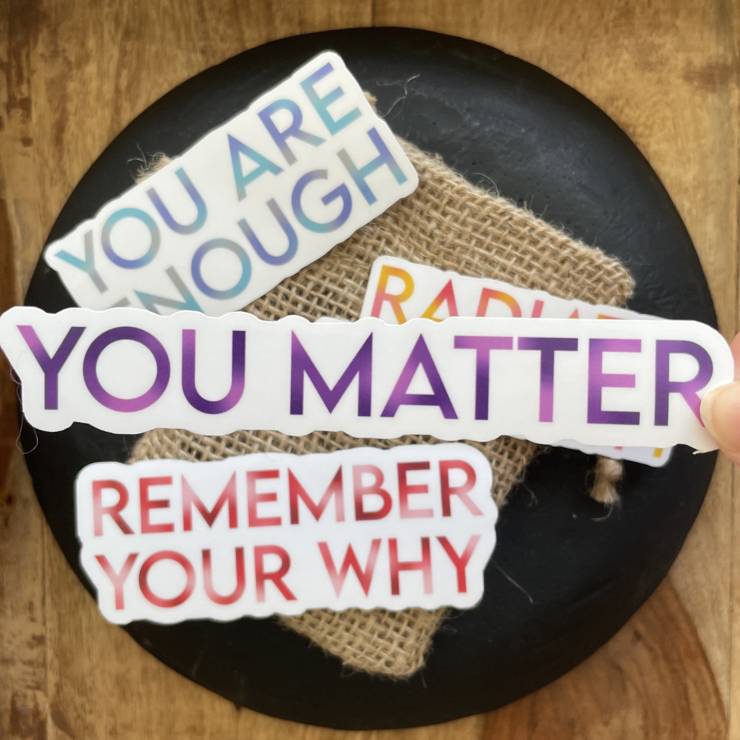 Custom Quote Sticker // Quote Decal // Quote Sticker Pack // | Etsy