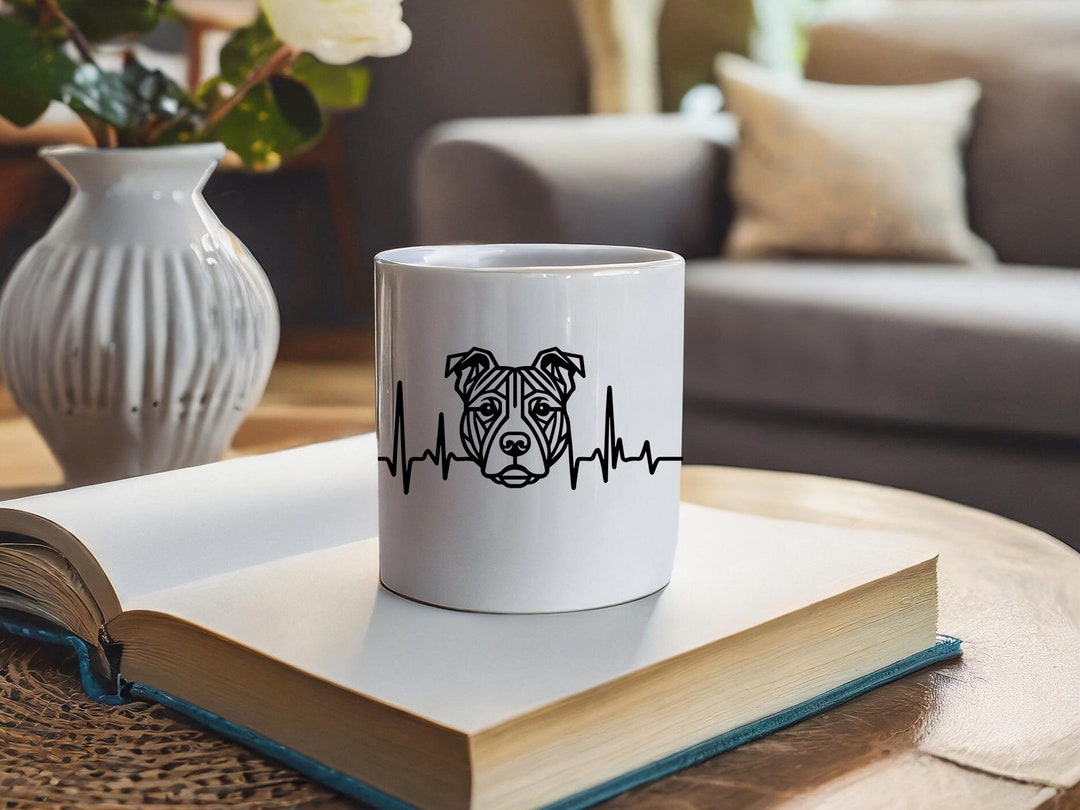 Staffordshire Bull Terrier Svg Design, the Dog Lover Gift Idea, Staffy ...