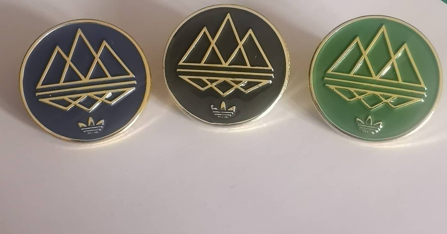 Adidas Spezial Pin Badges x 3 Navy Black Dark Green | Etsy