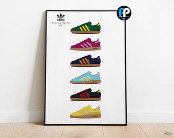 Adidas Print | Etsy UK