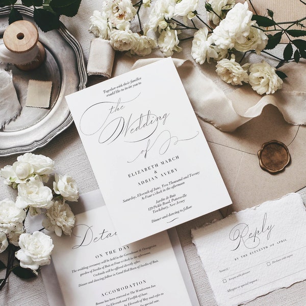 Classic Invitation - Etsy