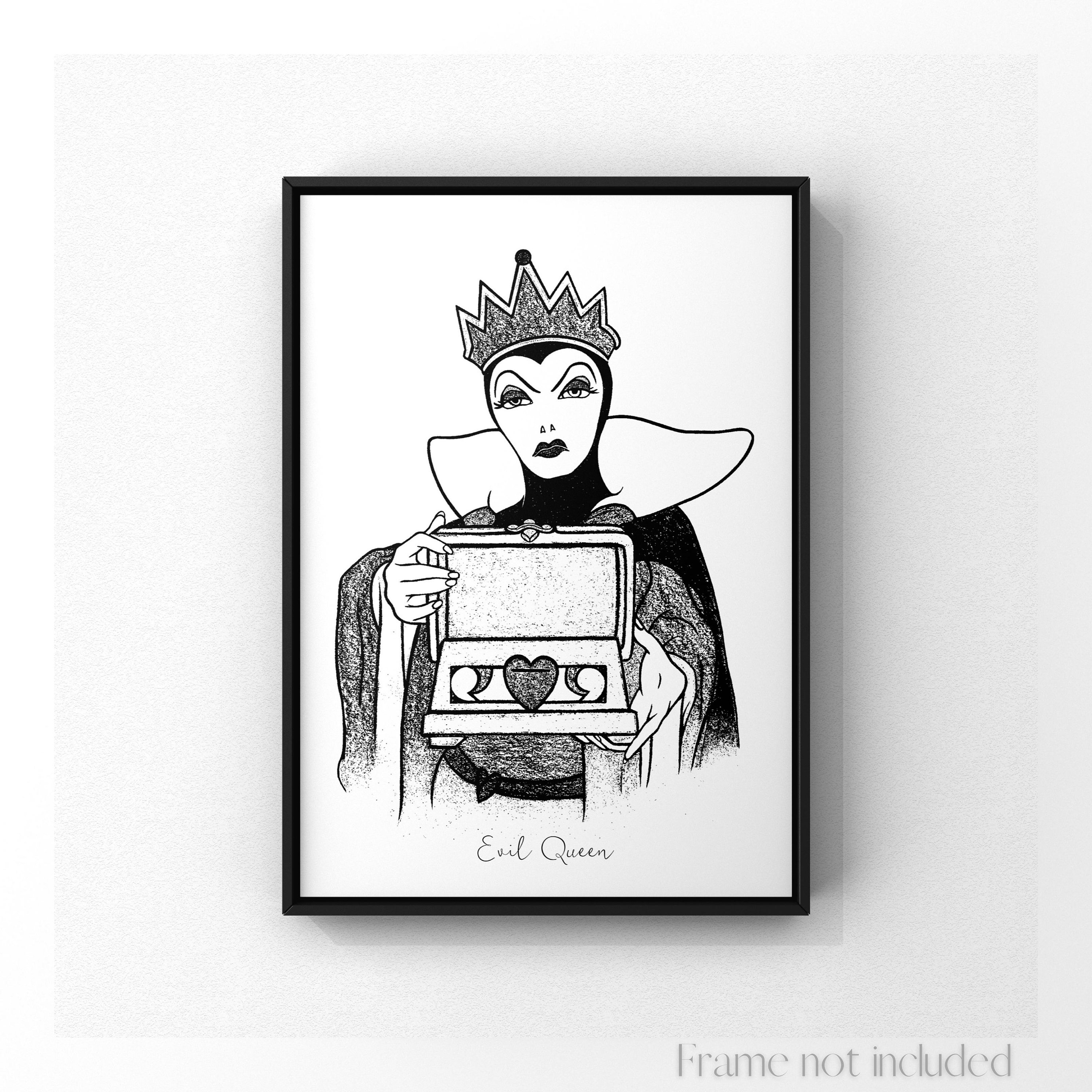Evil Queen Drawing