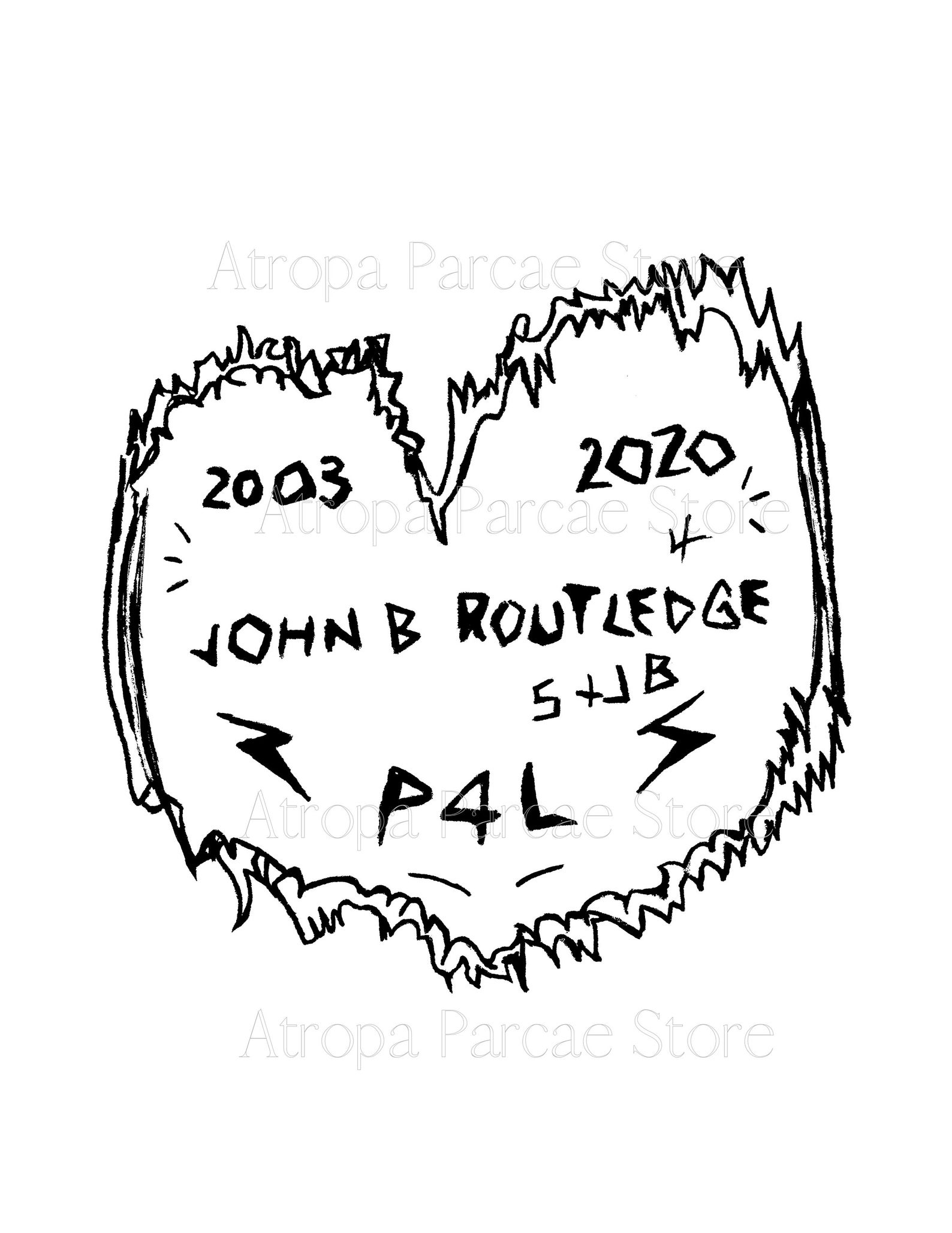 OBX Tree John B Routledge Print Outer Banks Pogue 4 Life Chase - Etsy UK