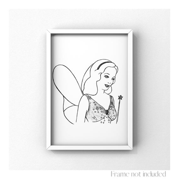 Dibujo Del Hada Azul De Pinocho