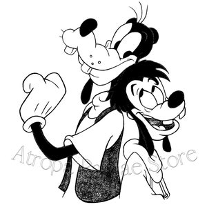Max y Goofy Print A Goofy Movie Walt Disney Illustration - Etsy España