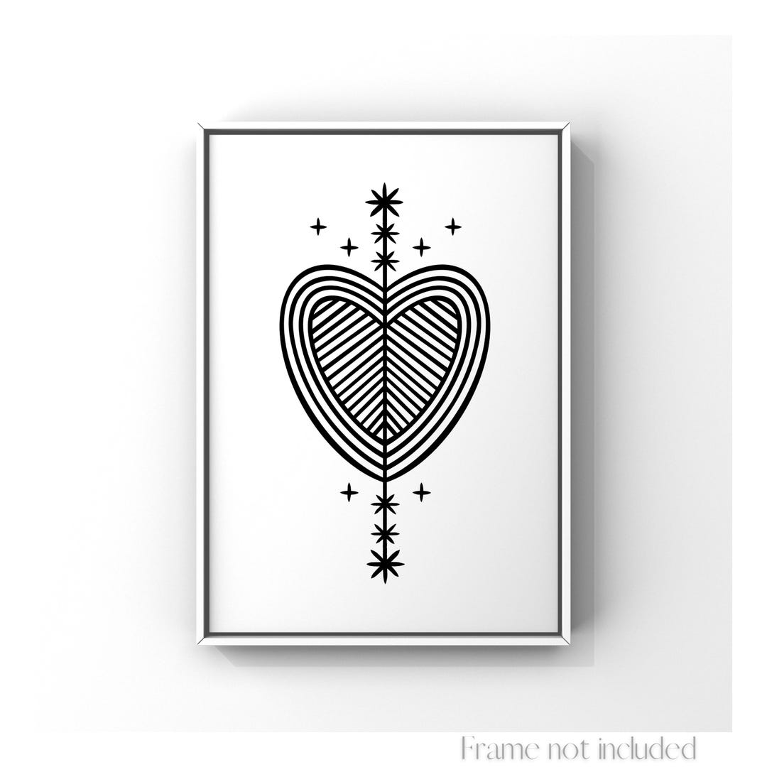 Veve Maitresse Mambo Voodoo Erzulie Freda Dahomey Symbol Print Loa ...