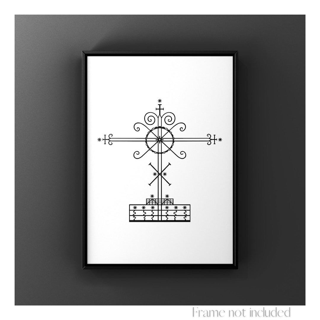 Digital Download Gede Nibo Veve Print Voodoo Drawing Loa Voodoo ...