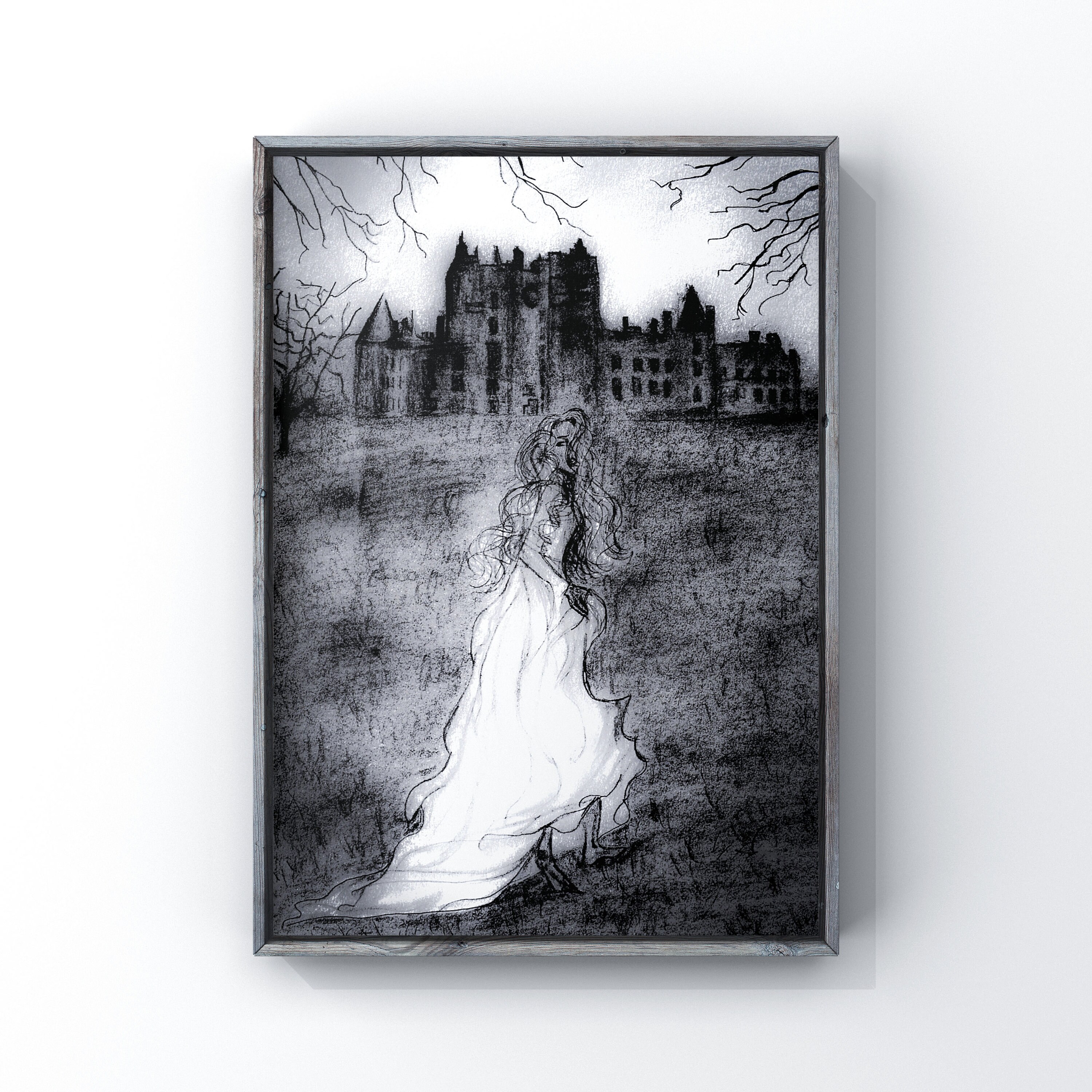 Glamis Castle Scotland Janet Douglas Illustration Print | Etsy