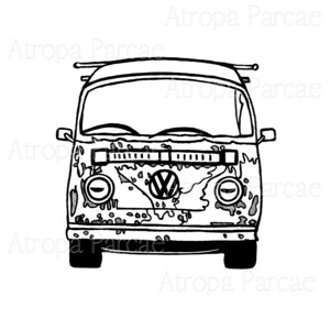 The Twinkie Westfalia Print Volkswagen OBX Illustration Outer Banks ...