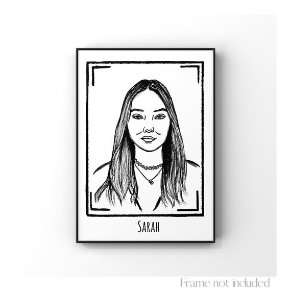 OBX Outer Banks Sarah Cameron Print Illustration Madelyn Cline | Etsy