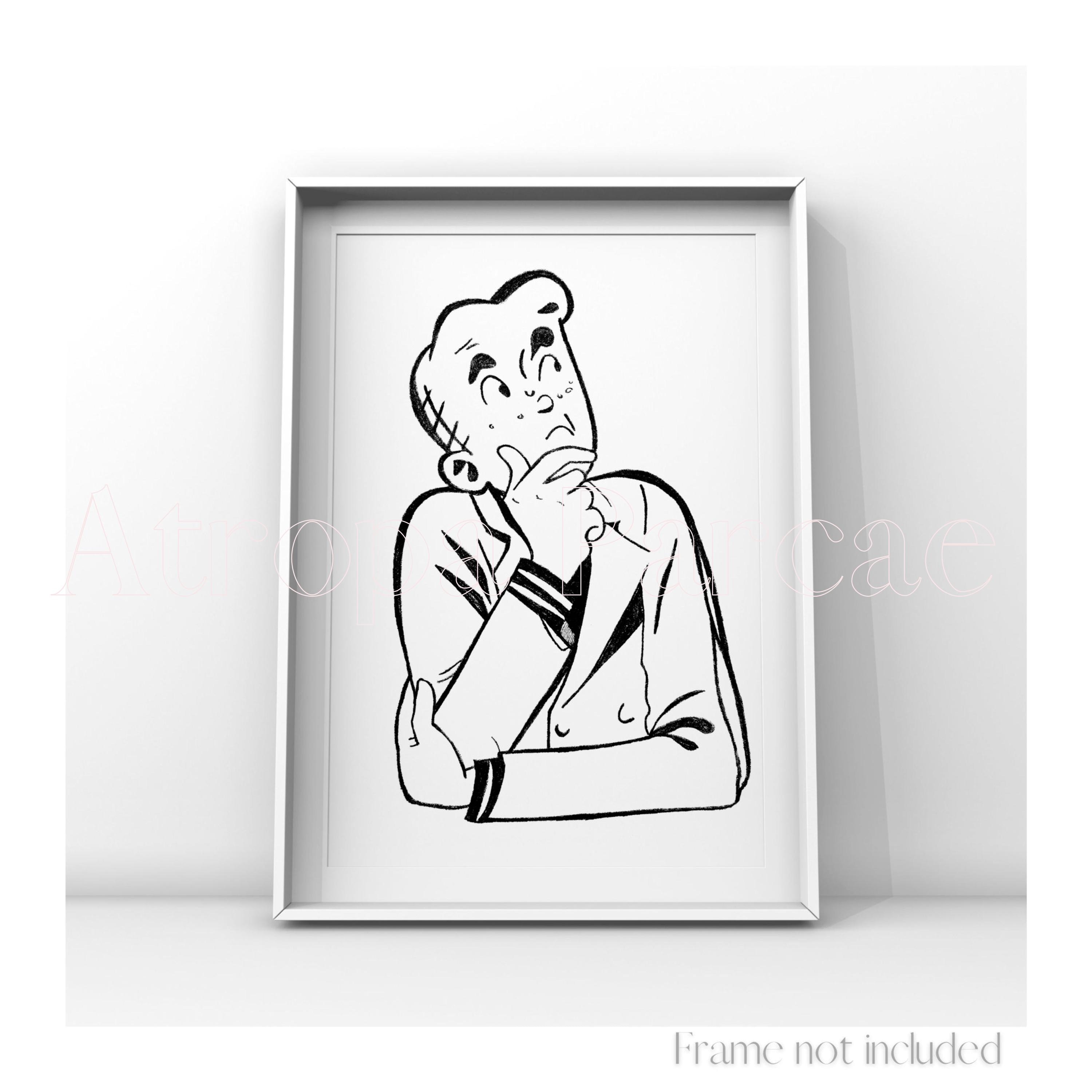 Archie Archibald Andrews Archie Comics Art Illustration Print Riverdale ...