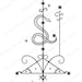 Veve Loko Voodoo Symbol Print Loco Loa Sigil New Orleans Magic Poster ...