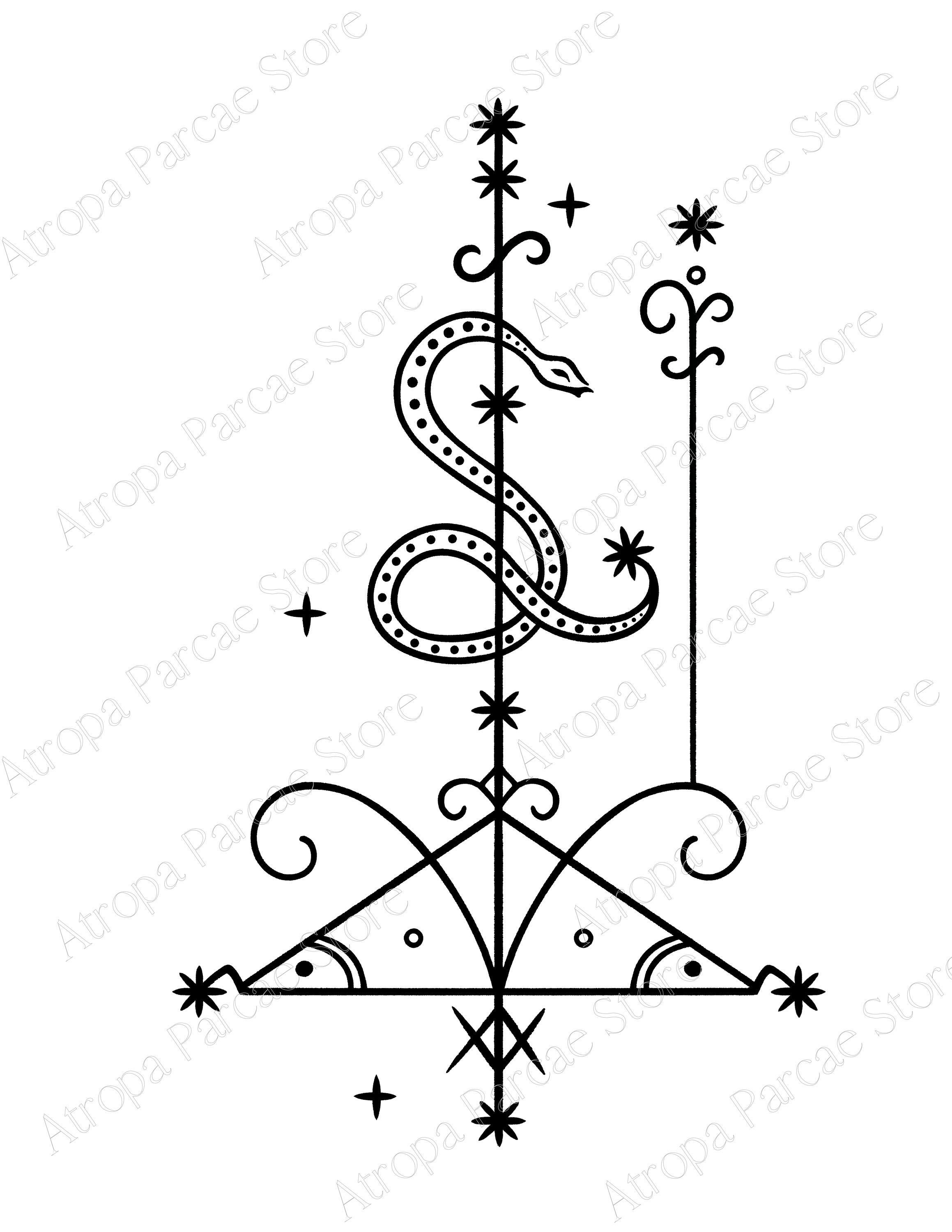 Haitiske Voodoo Symboler 30+ Haitian Voodoo Stock Illustrations,
