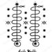 Veve Ayida Weddo Voodoo Symbol Print Loa Sigil New Orleans Magic Poster ...