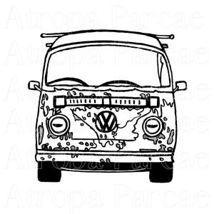 The Twinkie Westfalia Print Volkswagen OBX Illustration Outer Banks ...