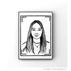 OBX Outer Banks Sarah Cameron Print Illustration Madelyn Cline Portrait ...