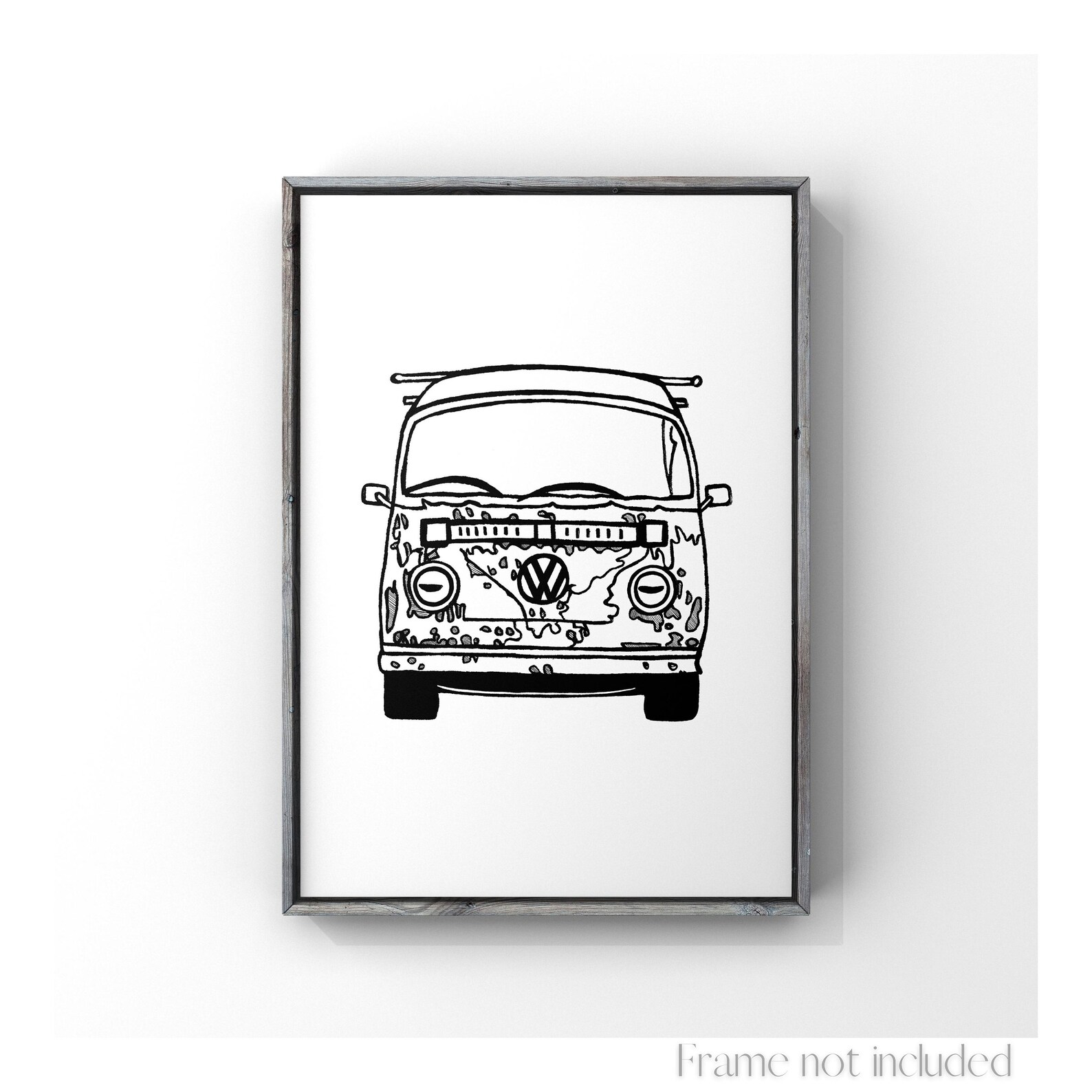The Twinkie Westfalia Print Volkswagen OBX Illustration Outer - Etsy
