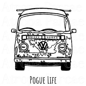 The Twinkie Westfalia Print Volkswagen OBX Illustration Outer Banks ...