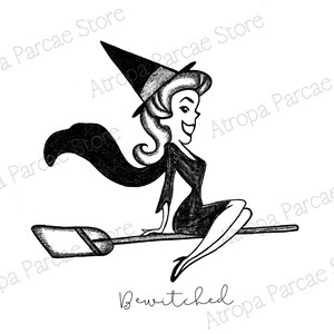Bewitched Elizabeth Montgomery Samantha Stephens Illustration Print ...