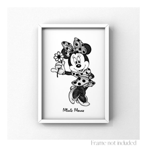 Original Minnie Mouse Drawing