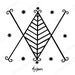 Veve Ayizan Voodoo Symbol Print Priestess Loa Sigil New Orleans Magic ...