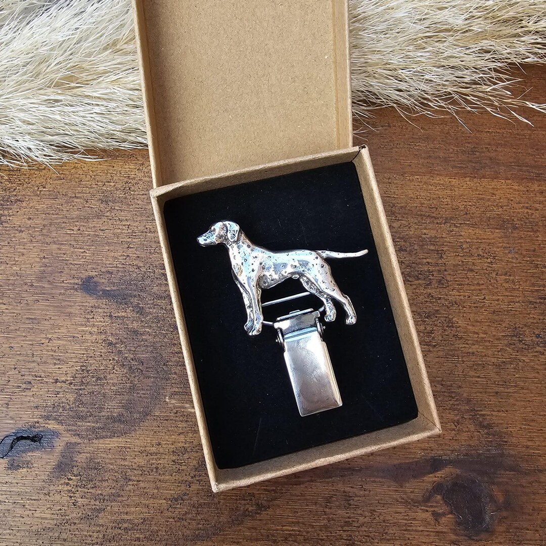 DALMATIAN NUMBER HOLDER Brooch – Dog Show Ring Clip for Dog Lovers and ...