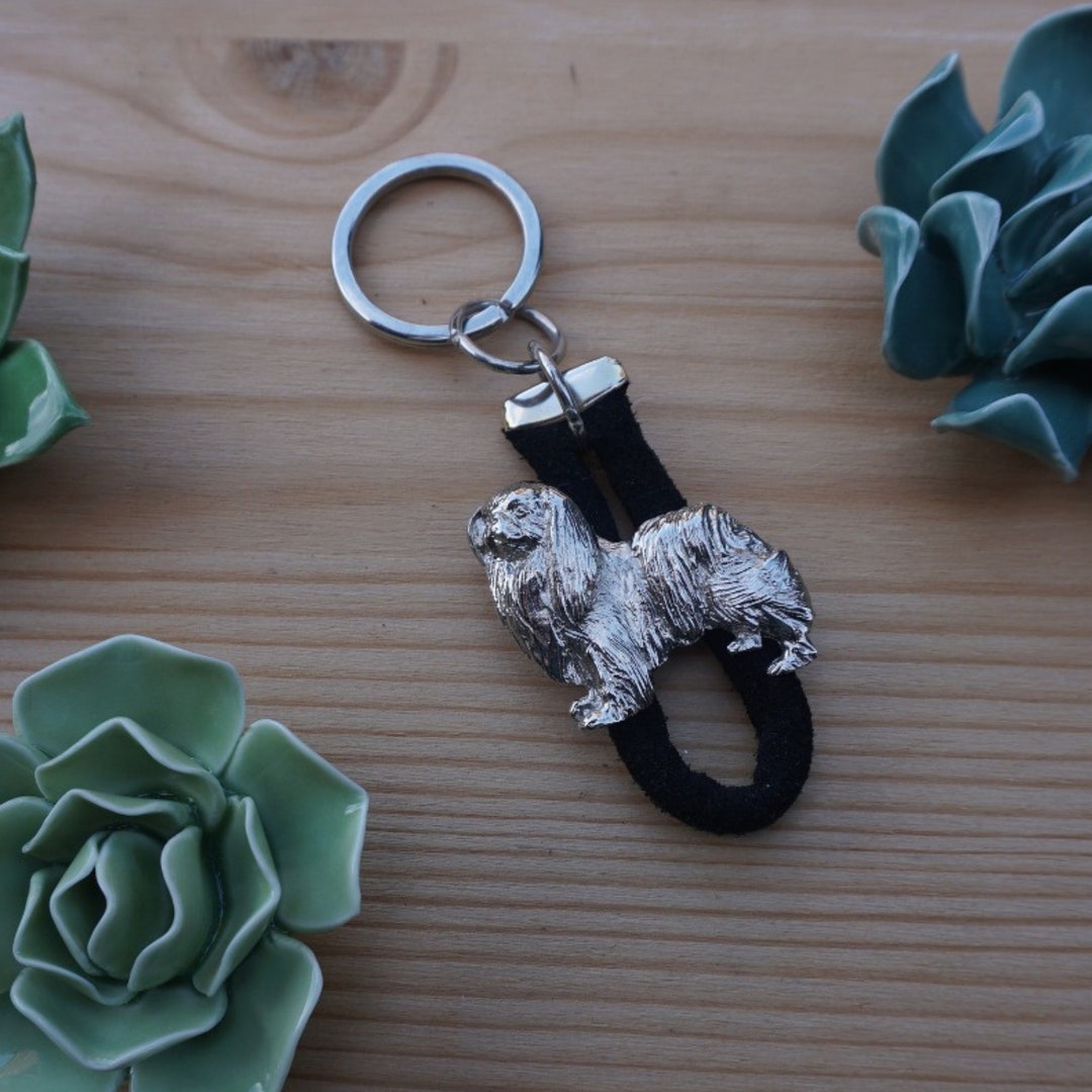 Japanese Chin Keychain, Japanese Chin Dog, Handmade Japanese Chin, Dog ...