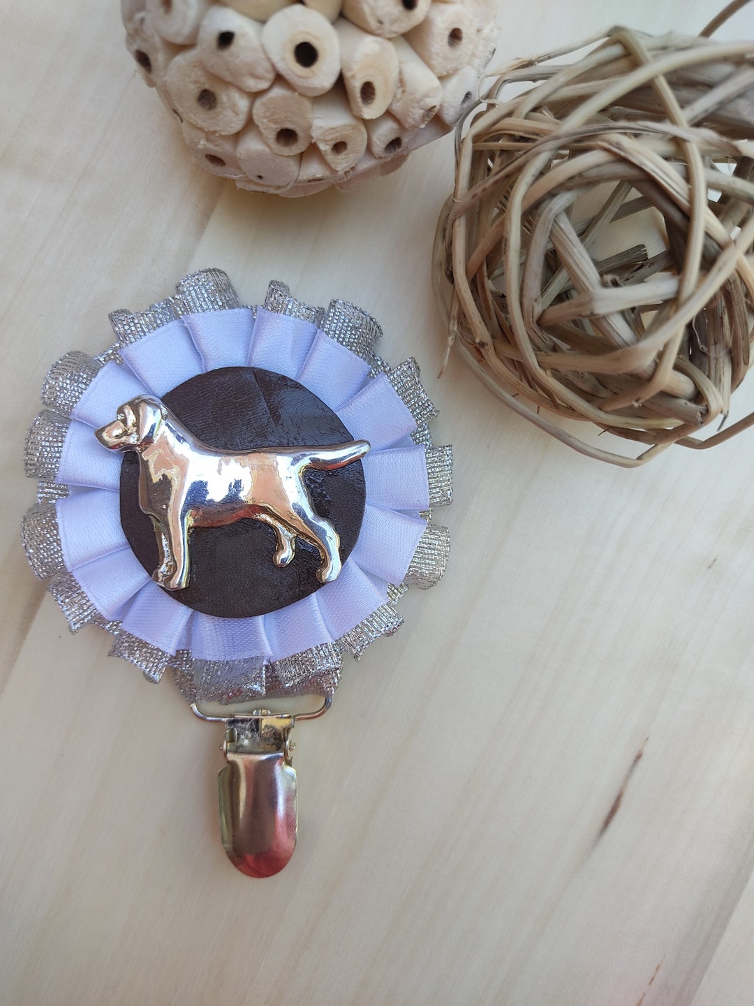 Labrador Number Holder, Brooch or Dog Show Ring Clip, Show Clip ...