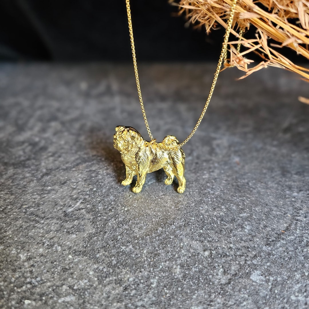Pug Necklace, Pug Pendant, Dog Breed Jewelry, Pug Jewelry, Pug Lovers ...