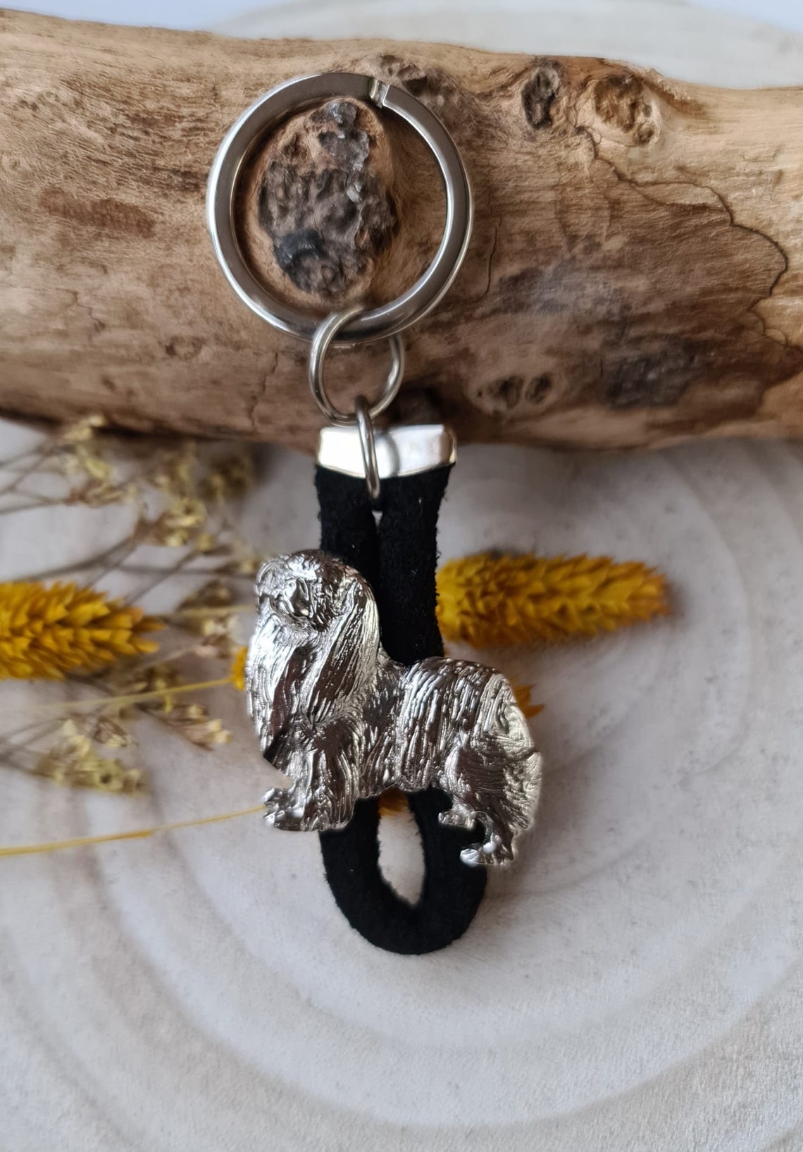 Japanese Chin Keychain Japanese Chin Dog Handmade Japanese - Etsy