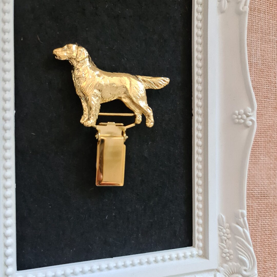 Flat Coated Number Holder, Brooch or Dog Show Ring Clip, Show Clip Flat ...
