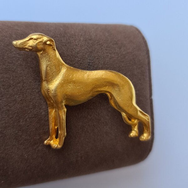 Greyhound Brooch - Etsy