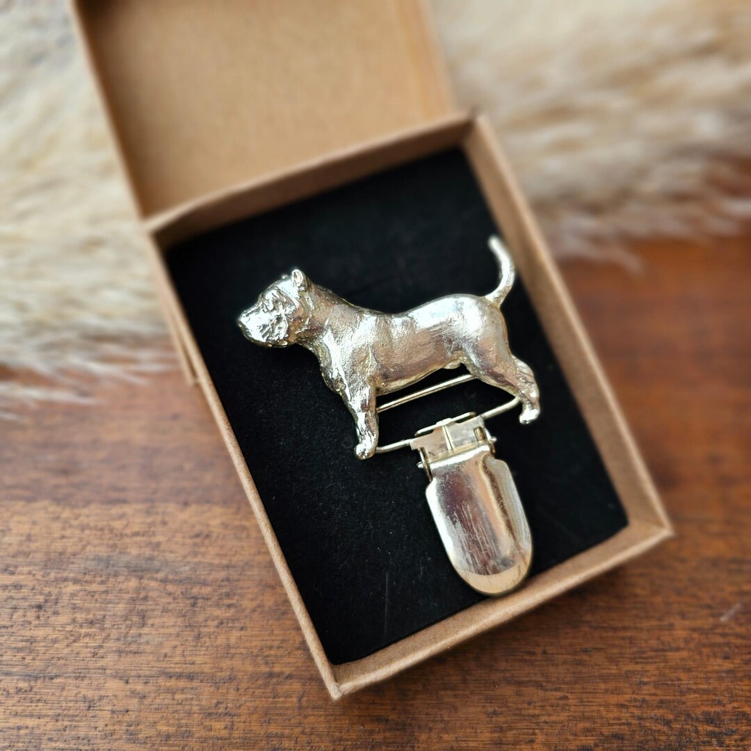 Presa CANARIO NUMBER HOLDER Brooch – Elegant Dog Show Clip – Pet ...