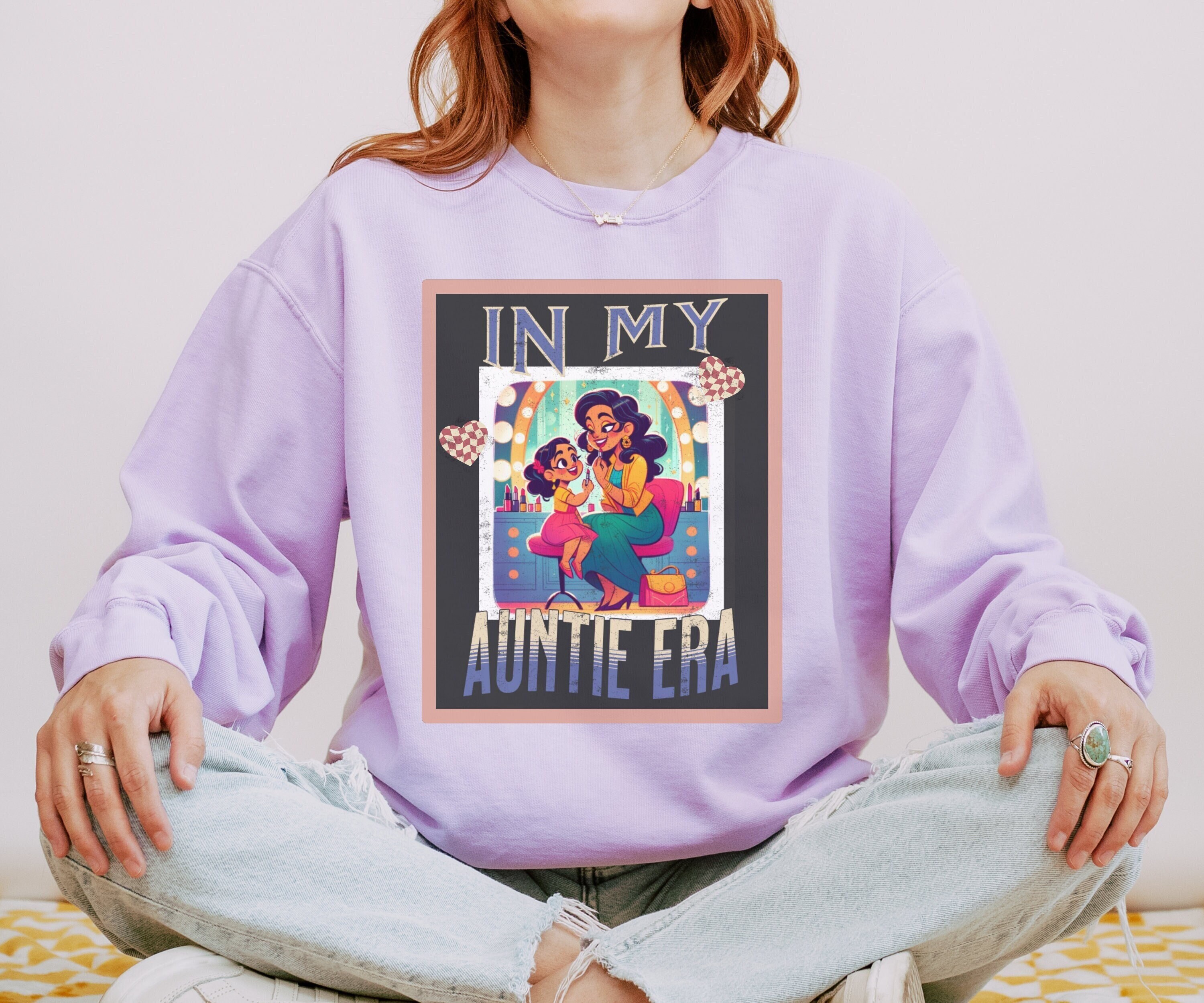 In My Auntie Era Sweatshirt, Cool Aunt Gift Niece, Gift for Sister ...